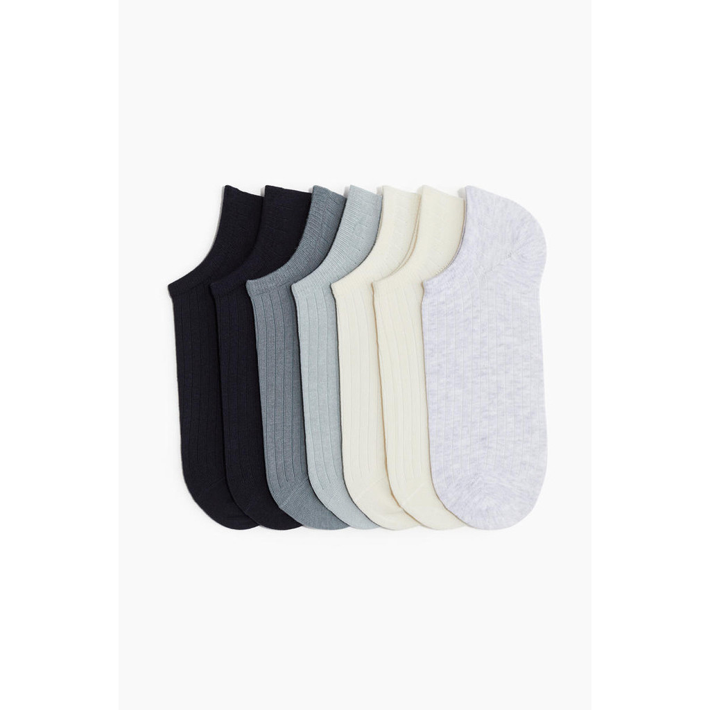 H&M - 7-pack trainer socks (Men) | Shopee Malaysia