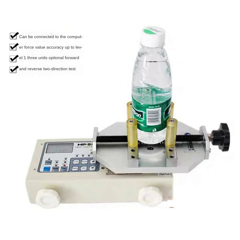 New HP-100 Digital Bottle Cap Torque Meter Tester 100kg/10 N.M s Torque ...
