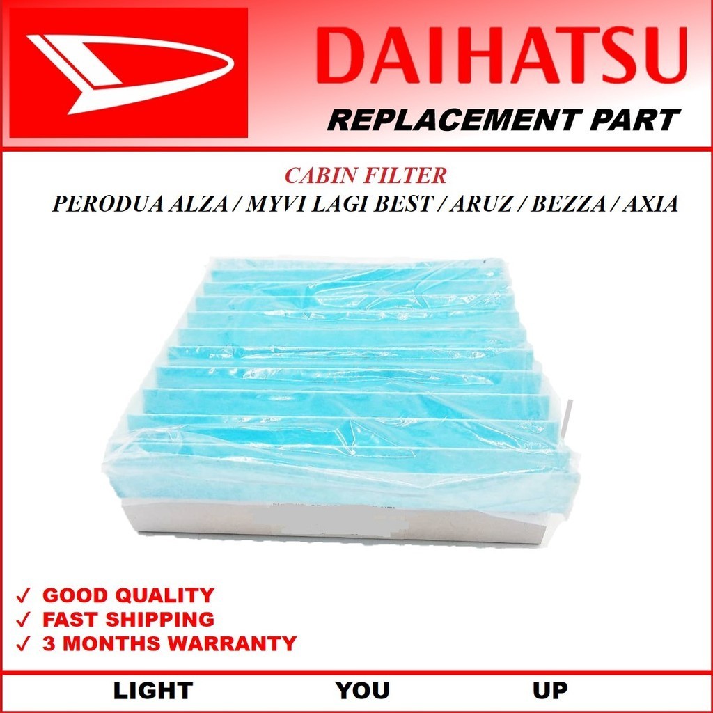 CABIN FILTER - PERODUA ALZA MYVI 1.5 LAGIBEST ICON BEZZA AXIA ARUZ ...