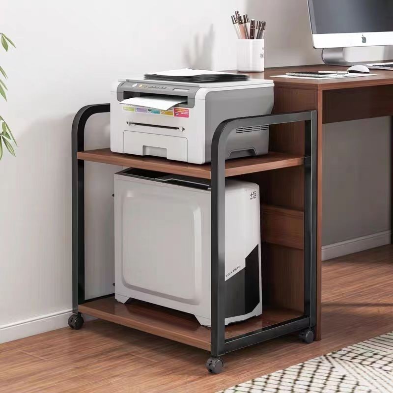 JY-H/Movable Office Floor Printer Shelf Multi-Layer Storage Bookshelf ...