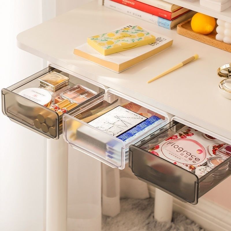 JY-K/under-Table Drawer Storage Box Invisible Drawer Box Desk Desk ...
