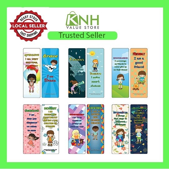 Powerful Character Traits Bookmarks Series 1 (6-Pack) | Shopee Malaysia