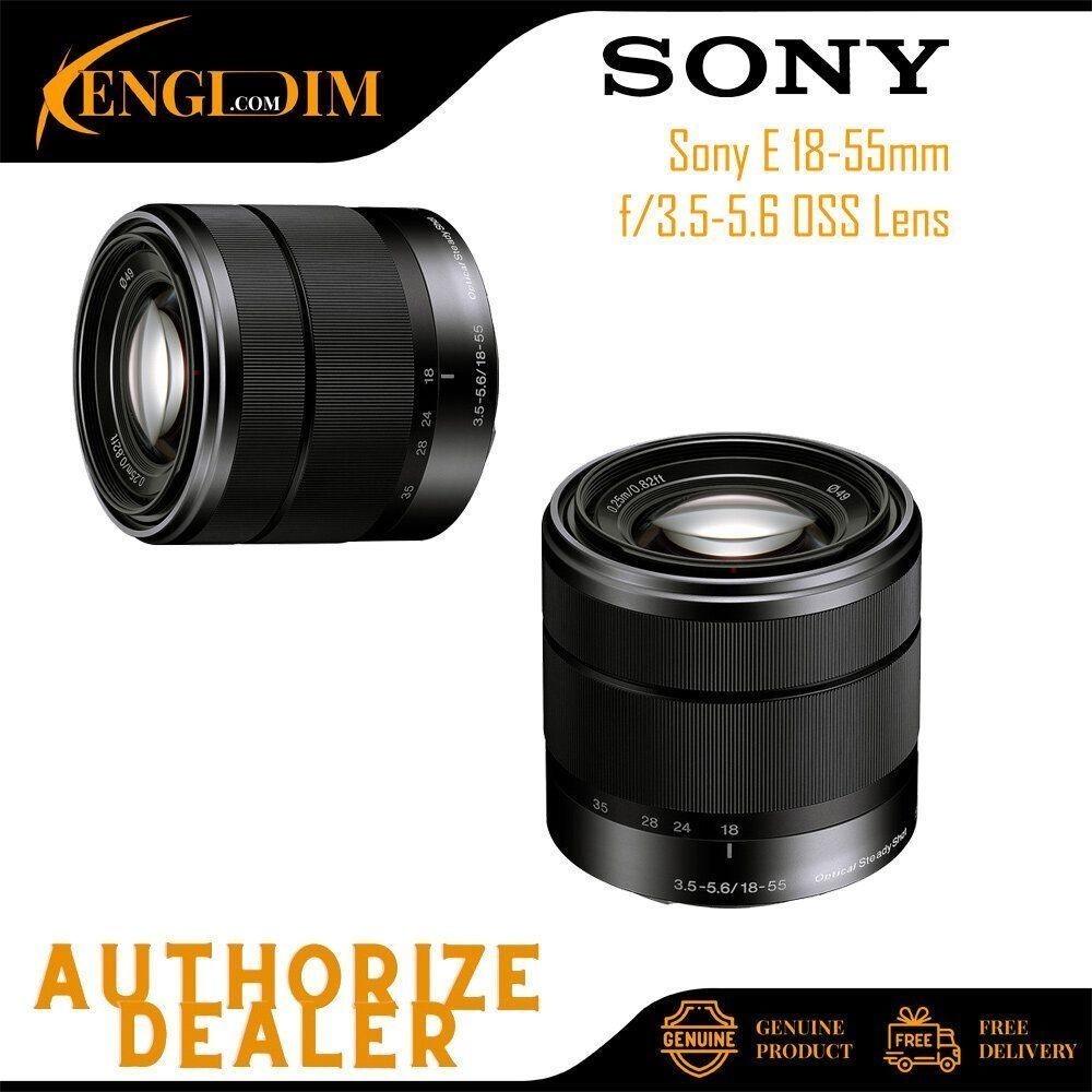 Sony E 18-55mm f/3.5-5.6 OSS Lens (Black) | Shopee Malaysia