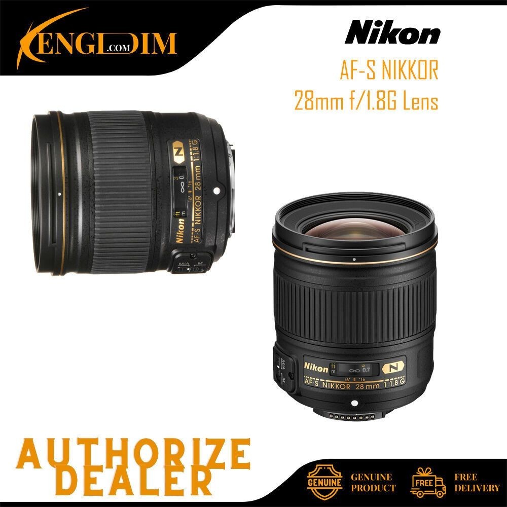 Nikon AF-S NIKKOR 28mm f/1.8G Lens (Nikon Malaysia Warranty) | Shopee Malaysia
