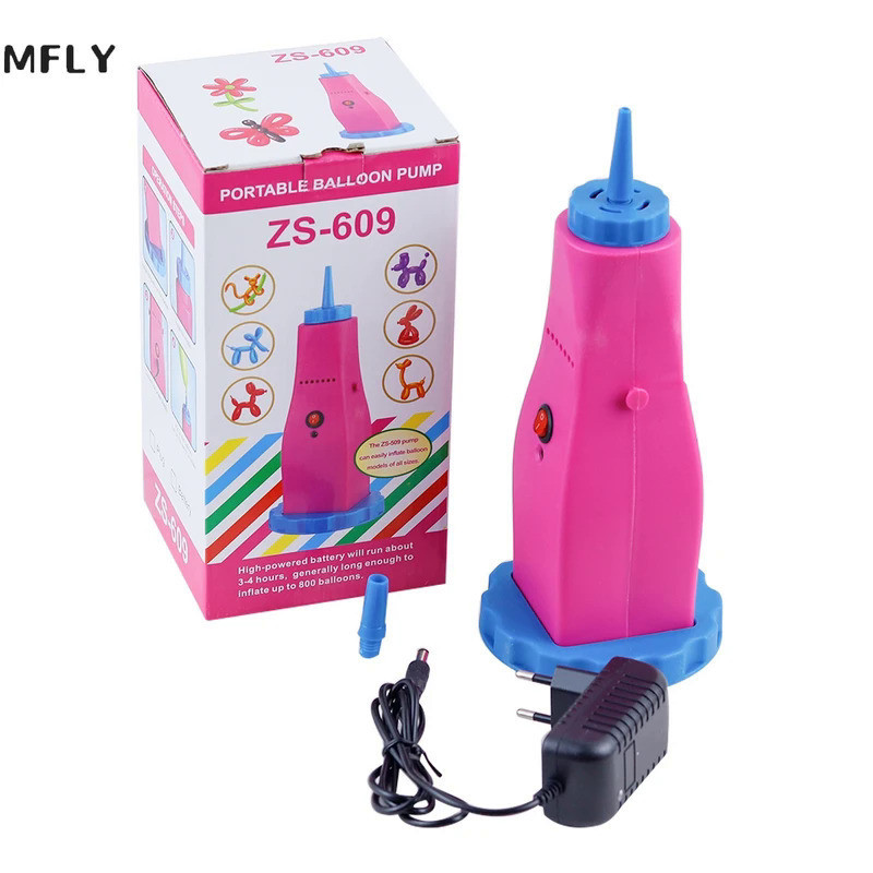 AC 100-240V Electric Long Bar Balloon Inflator Pump Portable Balloon ...
