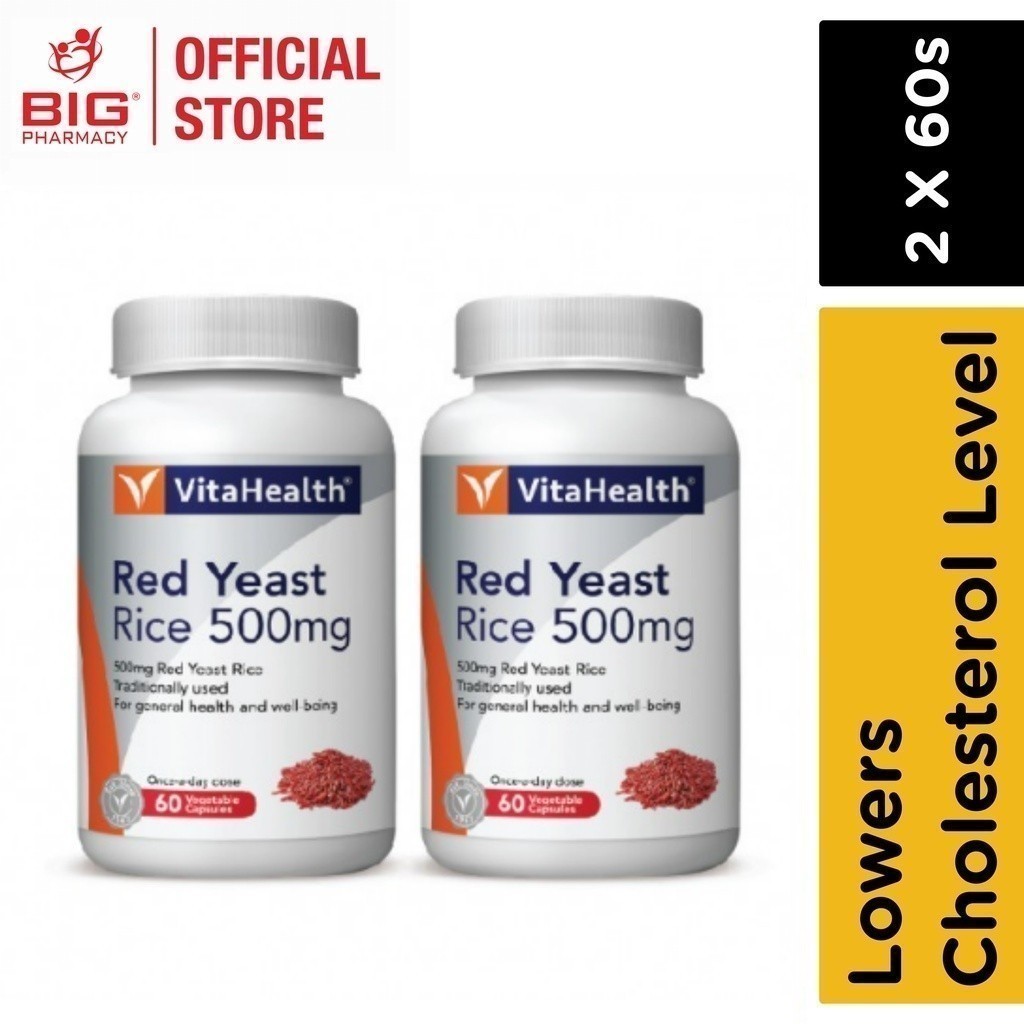 VitaHealth Red Yeast Rice (60's x 2) | Shopee Malaysia