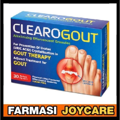 ClearoGout 30's Alkalinising Effervescent Granules (Exp: Sept 2024 ...