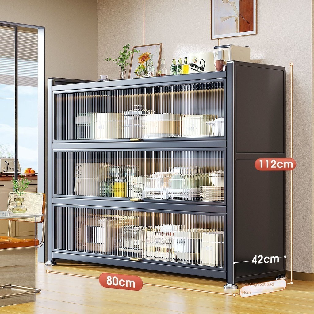 Storage rack, kitchen multi-layer storage cabinet, sideboard bowl ...