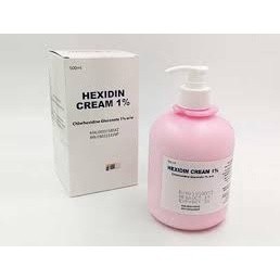 Steriline Hexidin Cream Chlorhexidine Gluconate 1% 500mL (EXP: APRIL ...