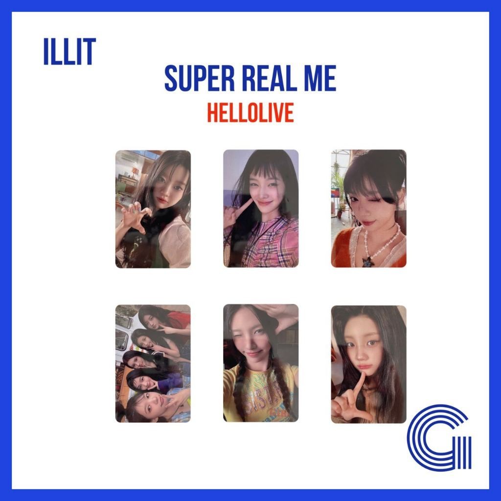 (Only pob) (YOUTUBE GIFT) ILLIT - 1st Mini Album ‘SUPER REAL ME’ (NO ...