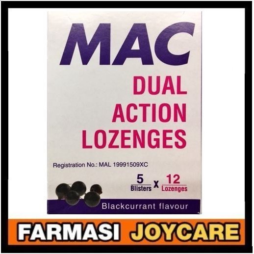 Mac Dual Action Lozenges 12's / 1 Box of 60's (Exp: August 2025 ...