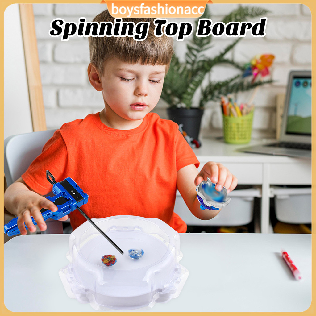 BF Spinning Top Battle Board Spinner Toy Board Top Battle Arena Stadium ...