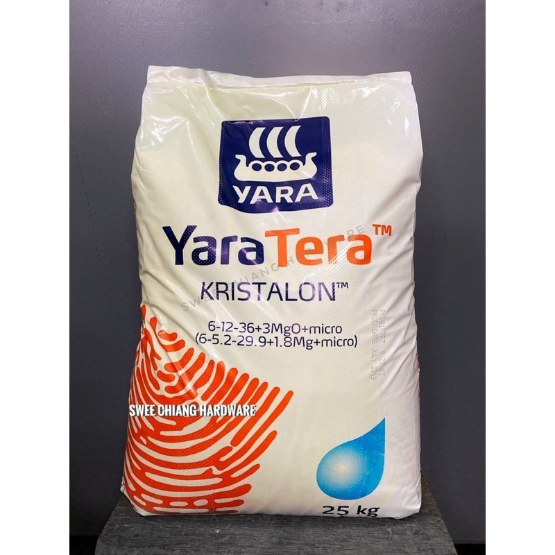 YaraTera KRISTALON Orange 6-12-36+3+micro 25kg Fertigation NPK ...