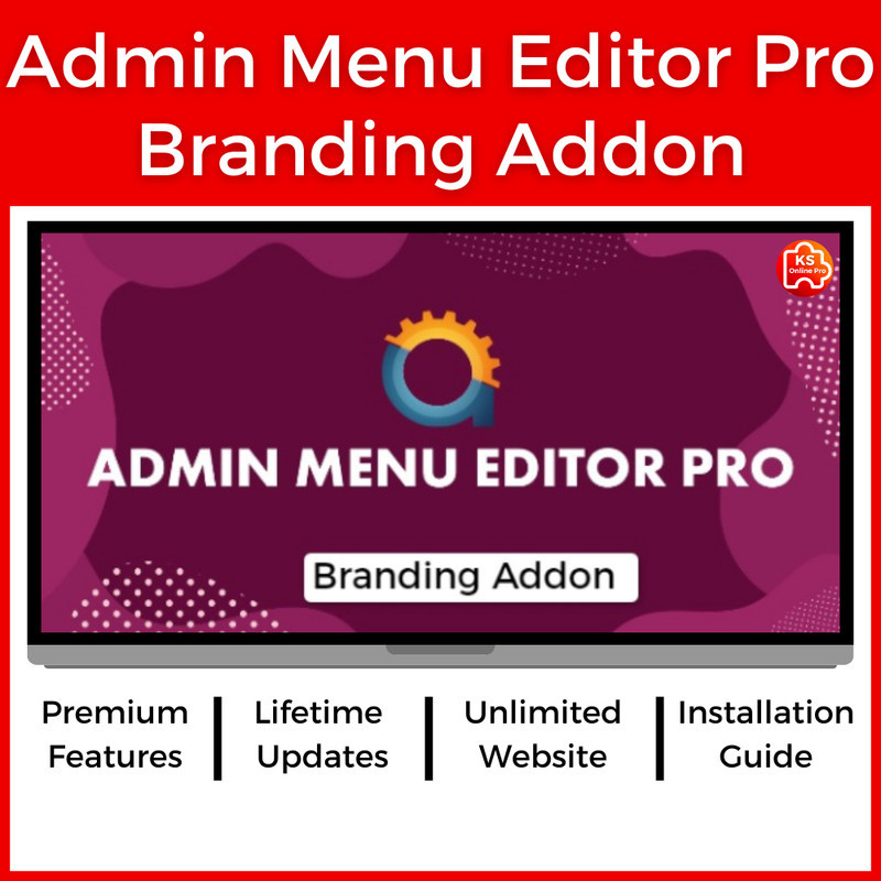 [Lifetime] Admin Menu Editor Pro Branding Addon WordPress Plugin ...