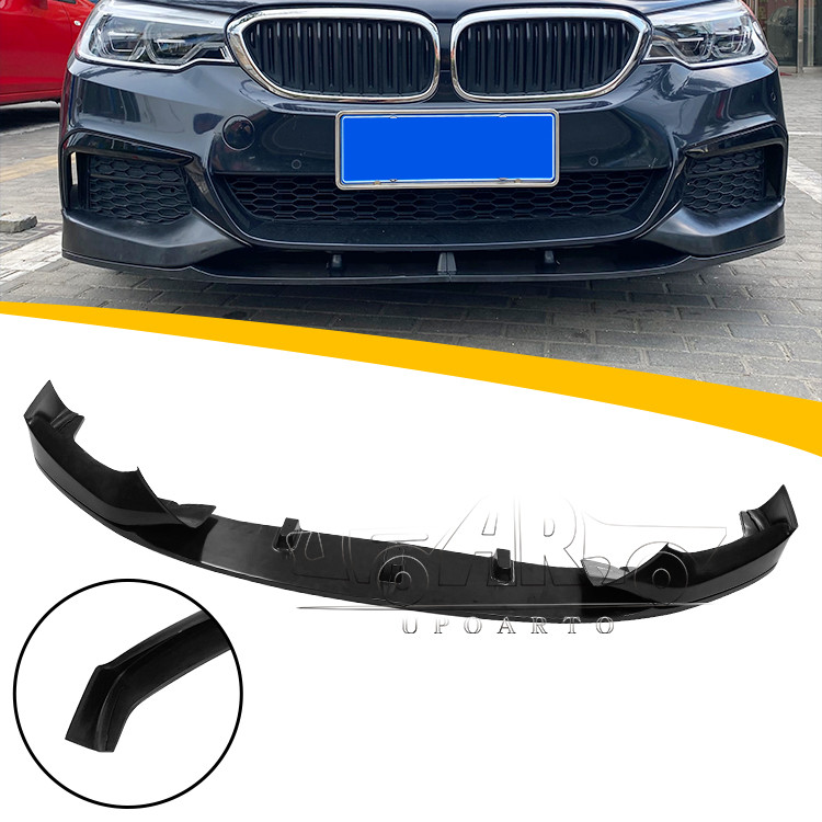 Auto Tuning Car Bumpers Carbon Fiber Gloss Black 2 Sections MP Style ...