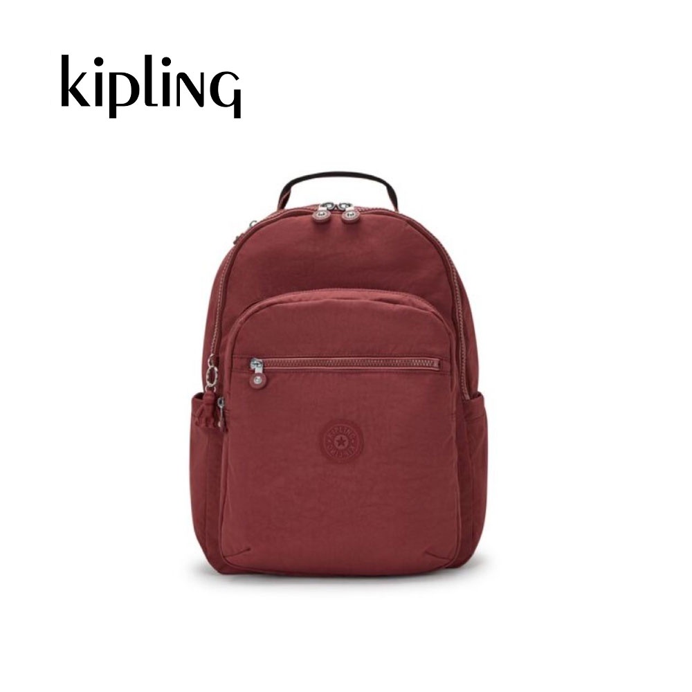 Kipling SEOUL Flaring Rust Backpack | Shopee Malaysia