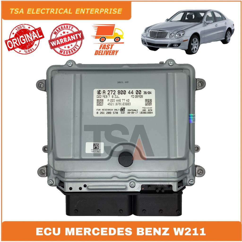 ECU MERCEDES BENZ CLS350 E300 W204 W211 W221 W219 ME9.7 A2729004400 ...