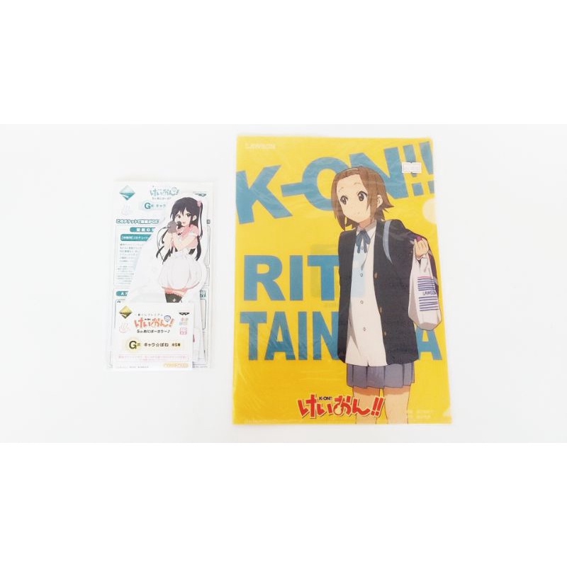 🧧SEP23 新品初登场‼️K-ON! : AZUSA NAKANO MINI HARD PAPER STAND + A4 SIZE FILE ...