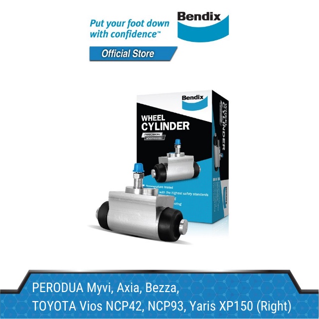 Bendix Wheel Cylinder for Perodua Myvi, Axia, Bezza, Toyota Vios NCP42 ...