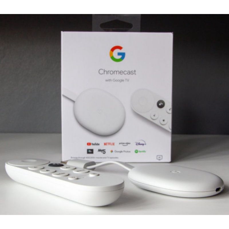 (PlugNPlay) Google Chromecast with Google TV certified Box | Shopee ...