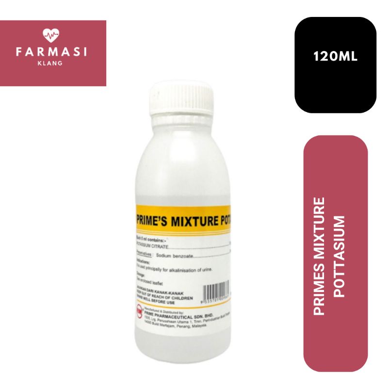 Primes Mixture Potassium Citrate 120ML | Shopee Malaysia