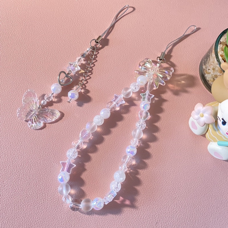 Winter White Phone Strap Phone Charm Aesthetic | Shopee Malaysia