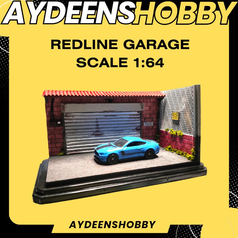 DIORAMA REDLINE GARAGE SCALE 1/64 (PRE-ORDER) | Shopee Malaysia