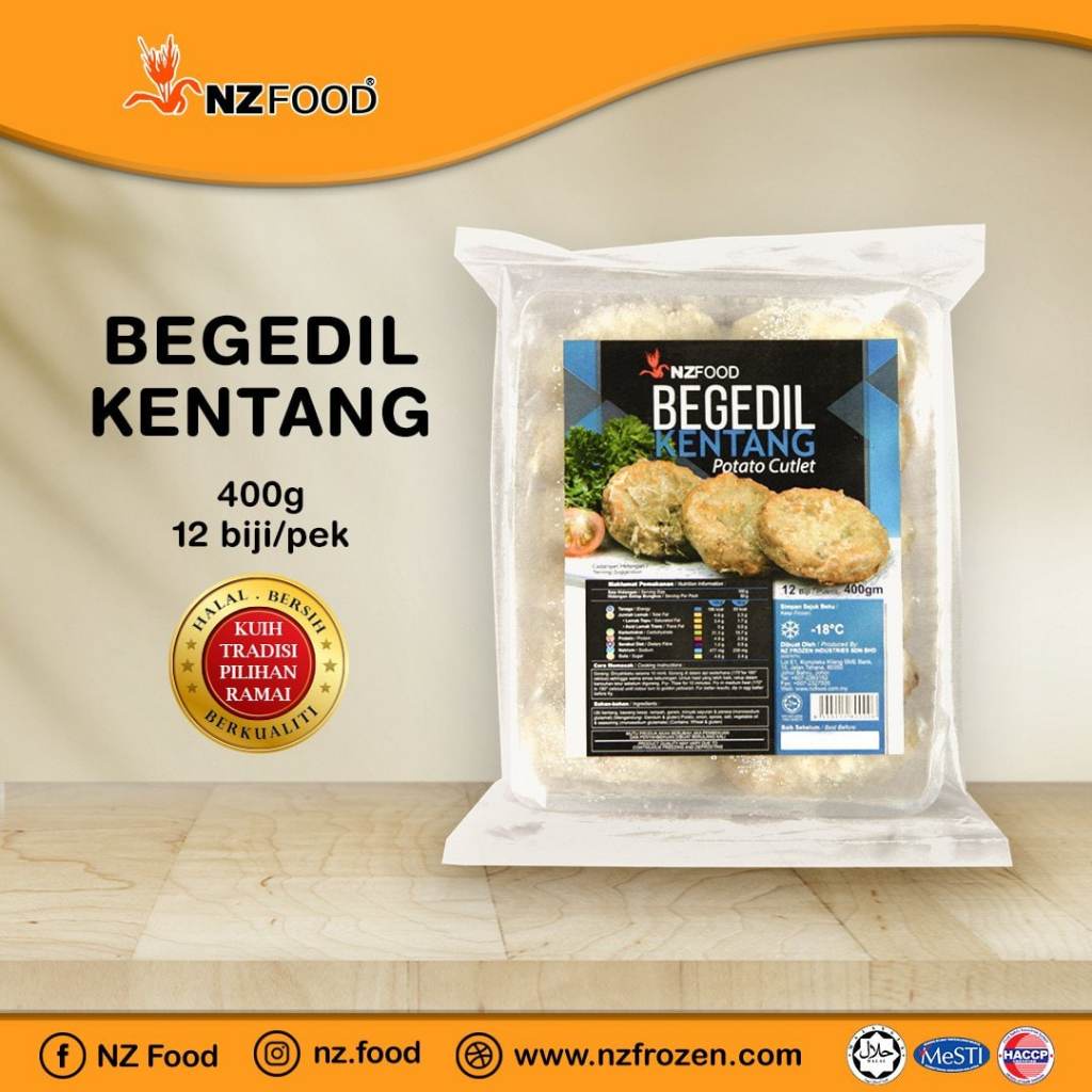 *SANGAT LEMBUT & ISI PADAT* BEGEDIL INTI KENTANG (HALAL DARI JAKIM ...