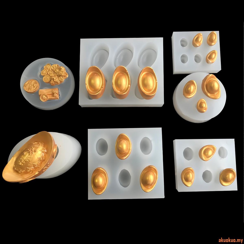 Chinese Style Size Simulation Ingot Gold Coin Copper Coin Gold Nugget ...