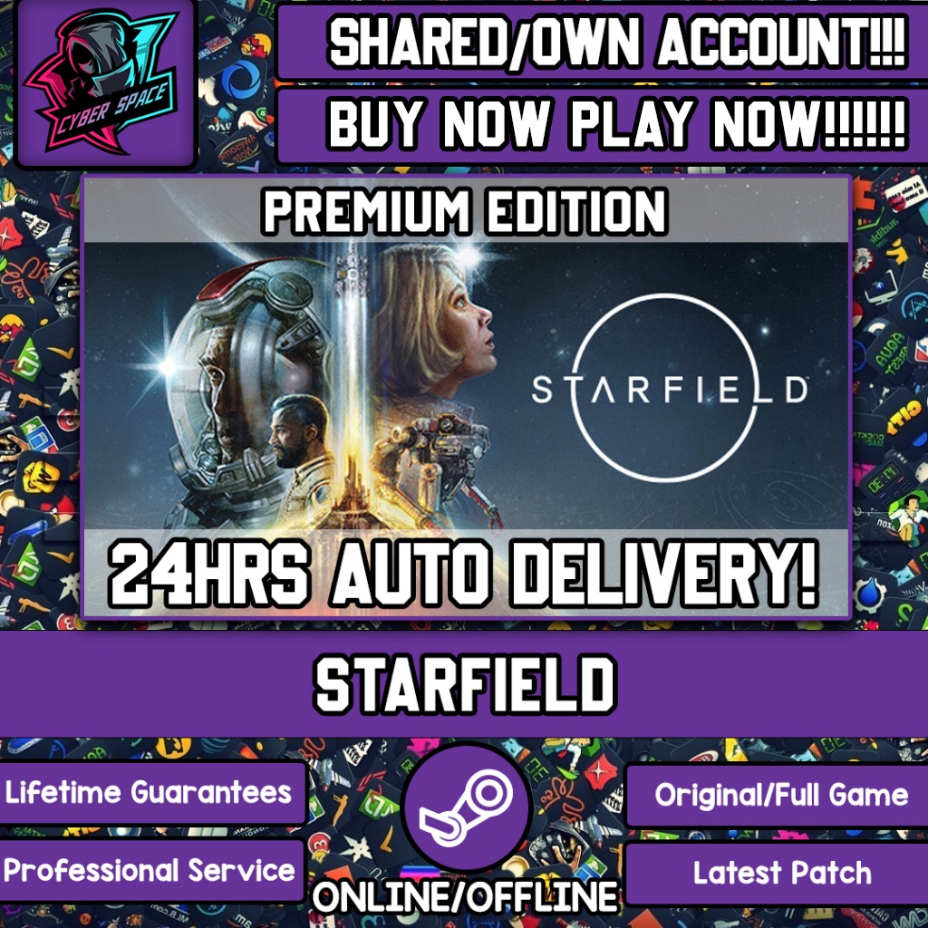 Starfield [Auto Delivery] [Steam Online & Offline] [Full DLC] Cyber ...