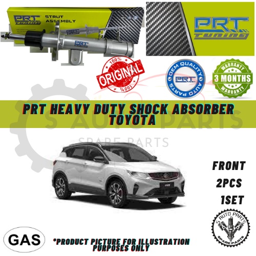 PROTON X50 (FRONT 2PCS) 100% ORIGINAL PRT TUNING HEAVY DUTY GAS SHOCK ...