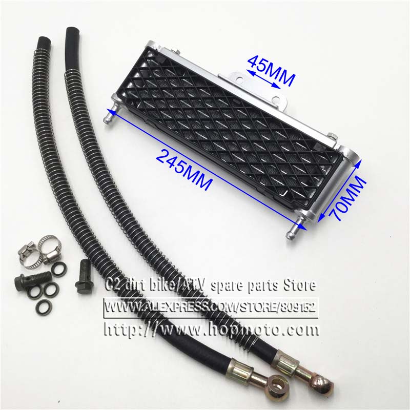 Oil Cooler Radiator For Dirt Pit Bike Racing Motorcycle Engine High ...