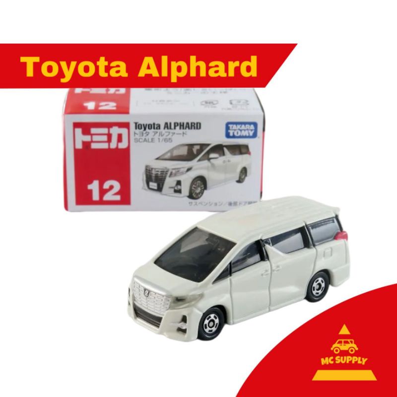 Takara Tomy Tomica Toyota Alphard Diecast Size Hotwheels No.12 Car Toy For Kids 1/65 | Shopee ...