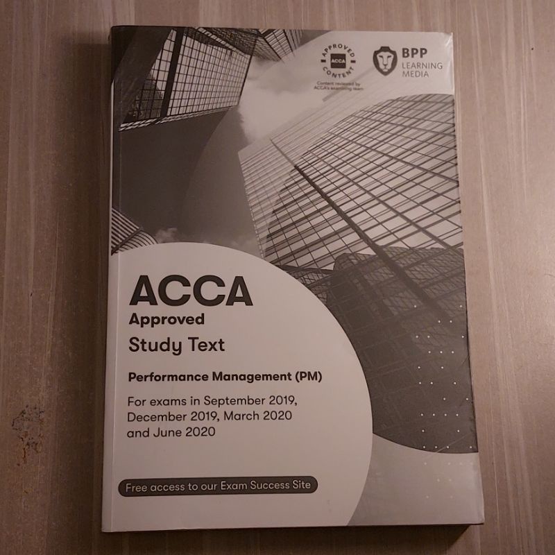 [2ND HAND] ACCA F5 PERFORMANCE MANAGEMENT AND F7 FINANCIAL REPORTING BOOKS (BPP AND BECKER ...