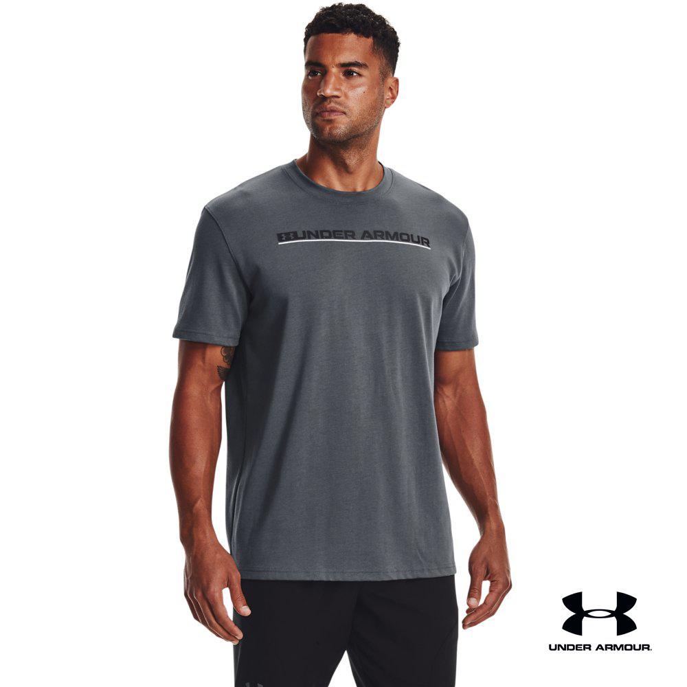 Under Armour UA Men's Outline Logo Grid Short Sleeve | Shopee Malaysia