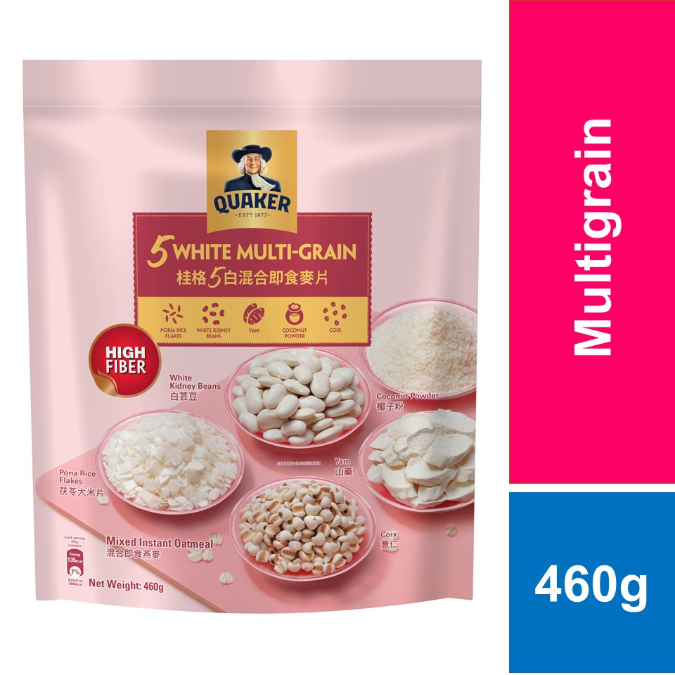 Quaker Five White Multigrain 460G (Eng) | Shopee Malaysia