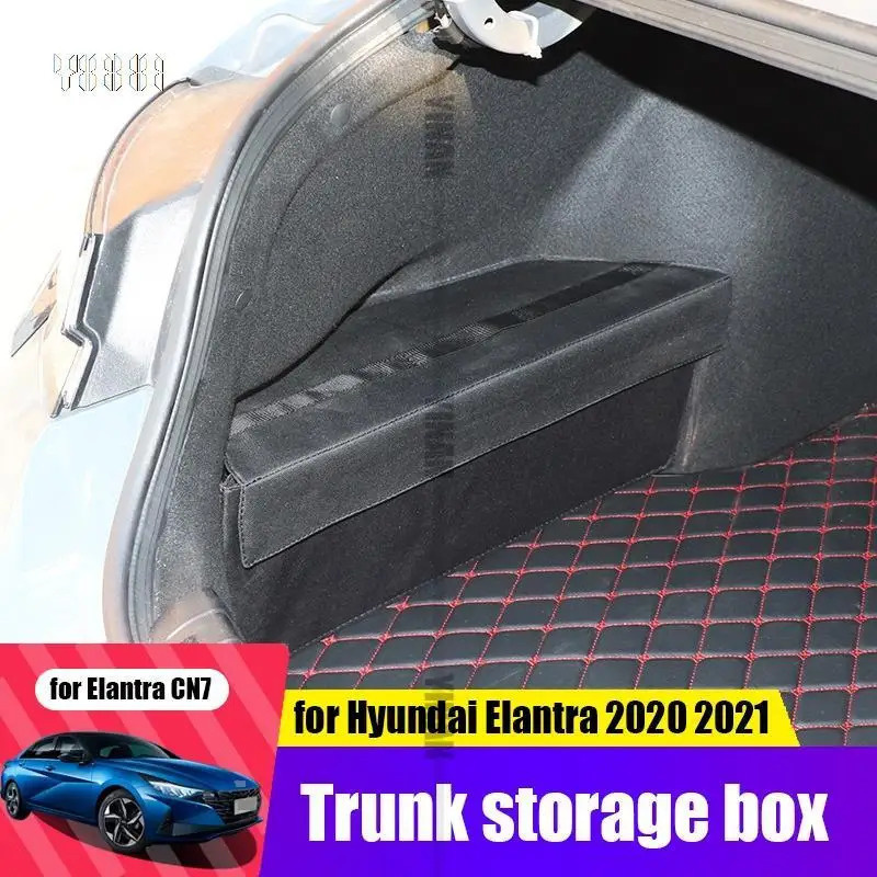 for Hyundai Elantra Avante CN7 2020 2021 trunk storage baffle storage box storage and finishing ...