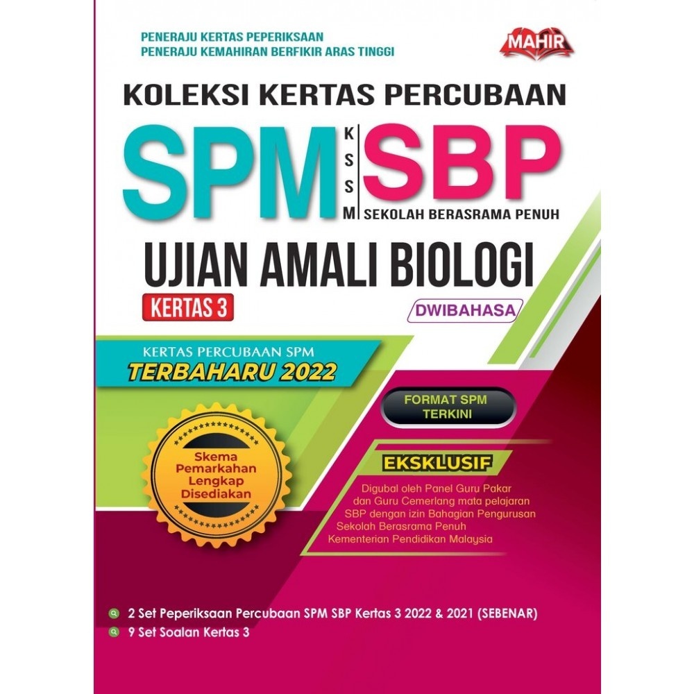 Mahir 2024 Koleksi Kertas Percubaan Spm Sbp Ujian Amali Biologi