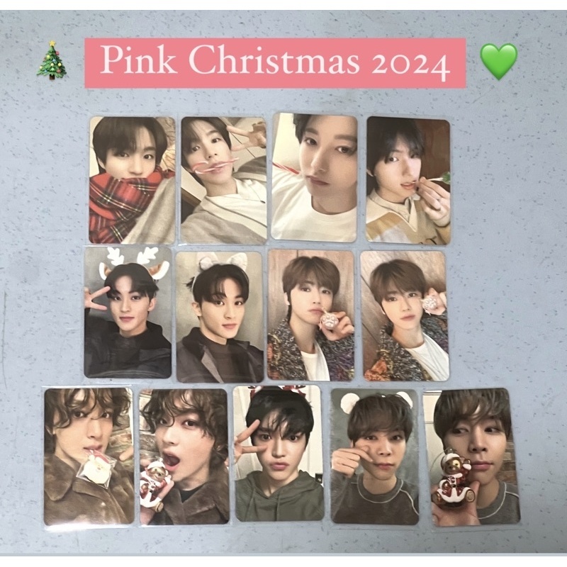 NCT DREAM 127 PINK CHRISTMAS PHOTOCARD JAEMIN JENO JISUNG MARK HAECHAN ...