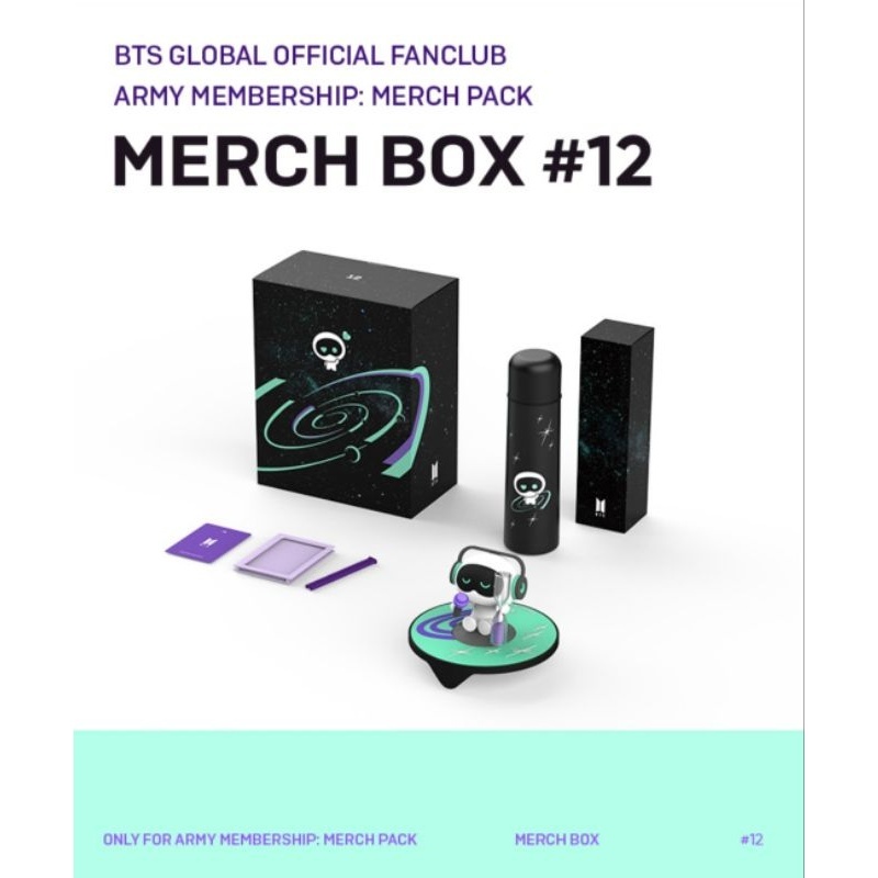 [R. Stock] BTS Army Membership Merch Box #12 防弹少年团会员礼盒#12 (Original ...
