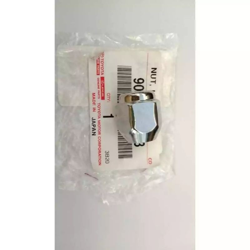 Toyota Genuine Wheel Nut for Toyota Avanza (90049-11063) (Price for 1 ...