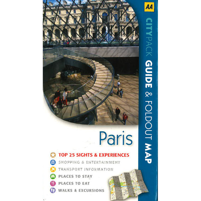 (BBW) Aa Citypack: Paris (Guide & Fold Out Map)(ISBN: 9780749550929 ...