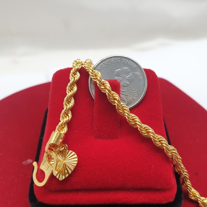 Emas916, R. Tangan 0.32cm+ Pintal Hollow Kt 1 Gs 8026 P362 19 | Shopee Malaysia