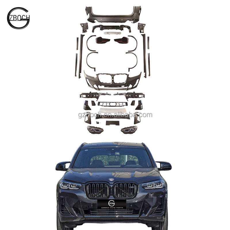 G01 MT Body kit For BMW G01 G08 X3 to 2023 M tech Front rear car bumper ...