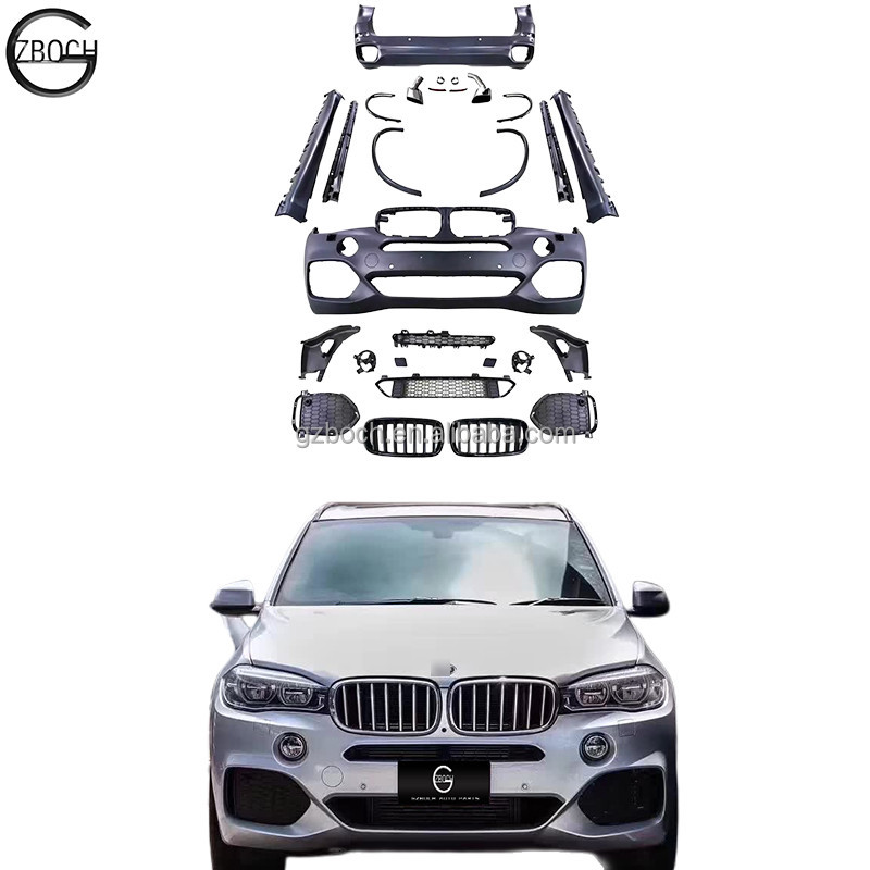 F15 Body kit For BMW X5 F15 to M-tech bodykit Front bumper side skirt M ...