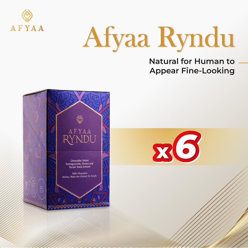 Afyaa Ryndu x6 Bottles | Chewable Tablet with B-Complex Vitamins ...