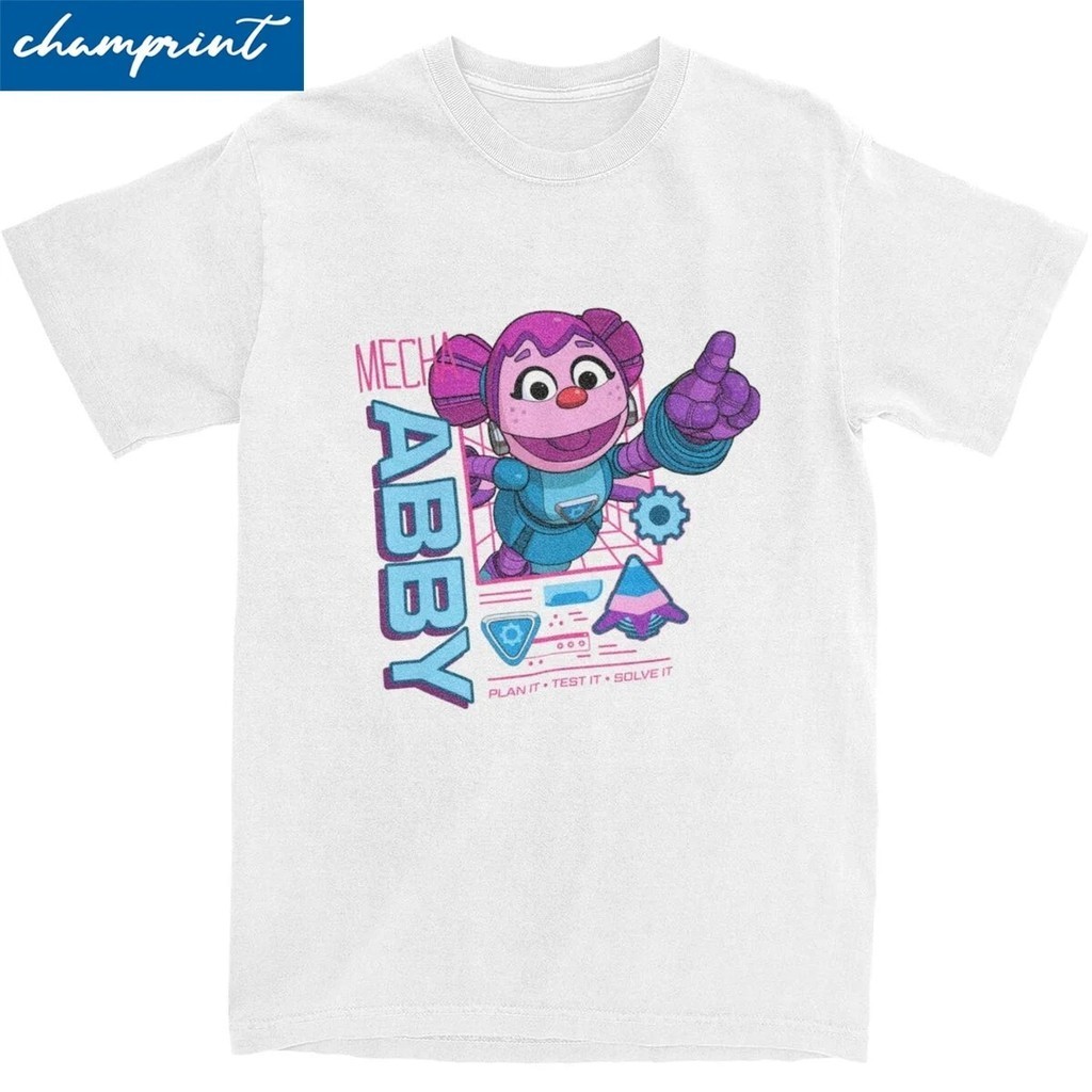 Aesthetic Cookie Monster Mecha Builders Abby Cadabby Tshirts Men's ...