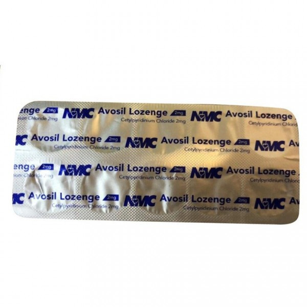 Avosil Lozenge 2mg Cetylpyridinium Chloride 2mg 10's (Exp August 2025 ...