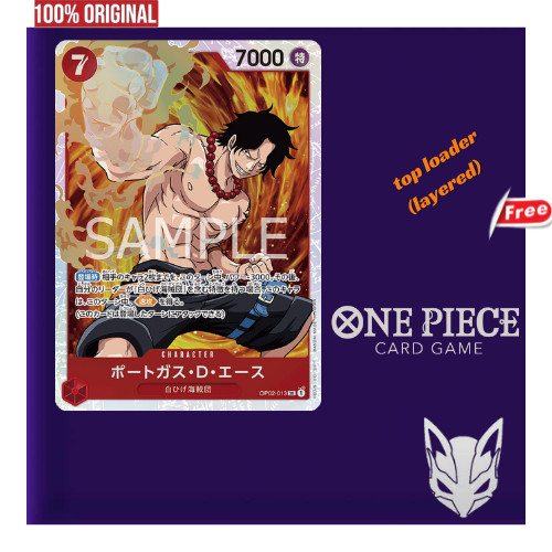 ORIGINAL Portgas.D.Ace Character OP02-013 SR optcg one piece card ...