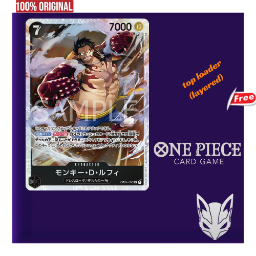 ORIGINAL Monkey.D.Luffy Character OP04-090 SR optcg one piece card ...